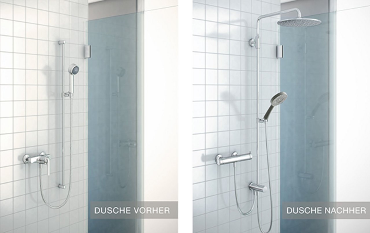 Facelift für die Dusche: Moderne Duschsysteme von KWC im Handumdrehen | Pop Up My Bathroom