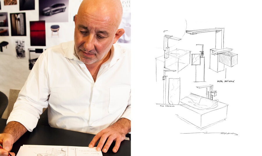 Art Décoratif: Jean-Marie Massaud presents a new approach to bathroom ...